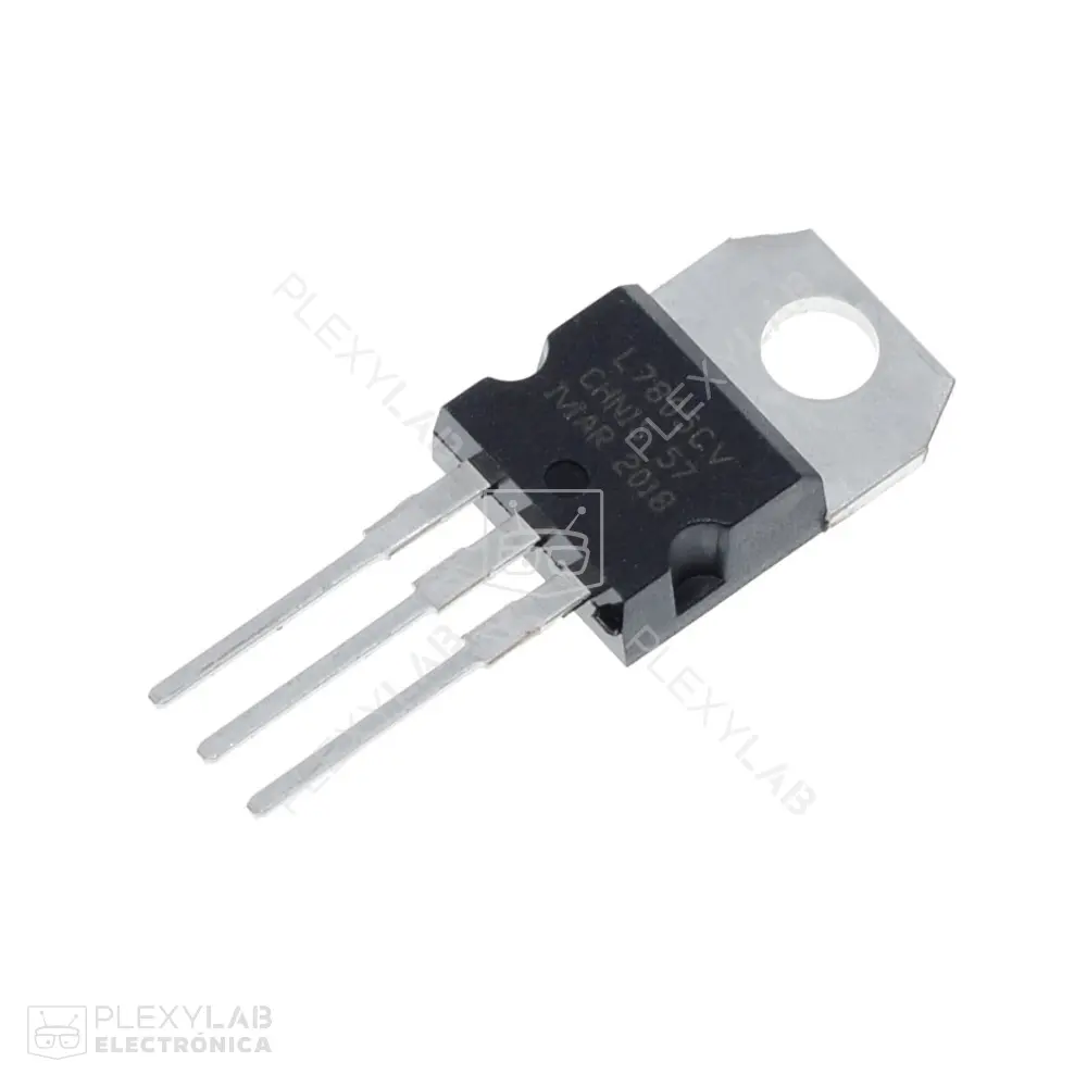 L7805 LM7805 Regulador de voltaje 5V, encapsulado TO-220 | PLEXYLAB